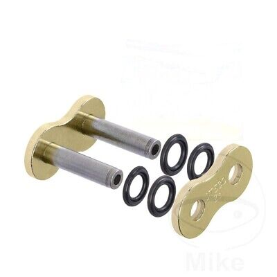 JT Super X-Ring Drive Chain 530 Z3 Gold & Silver Rivet Hollow Connecti ...