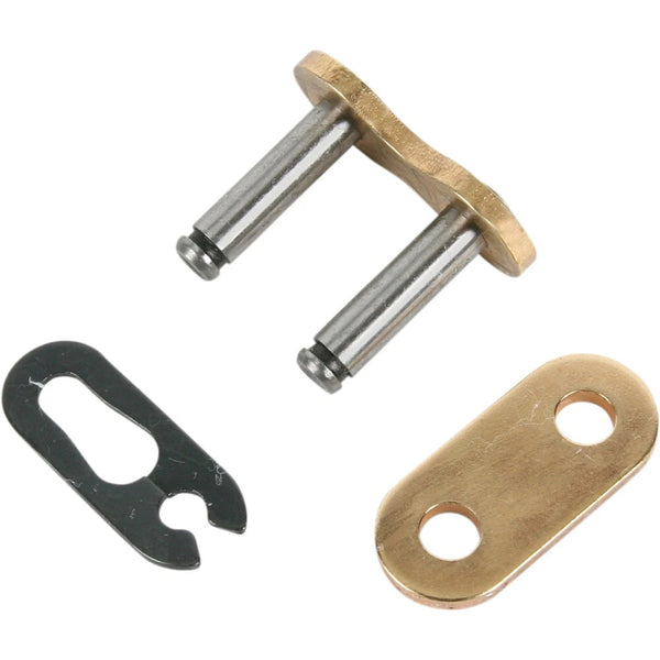 DID Drive Chain 420NZ Gold & Black Motocross Chain Split Clip Spring C ...