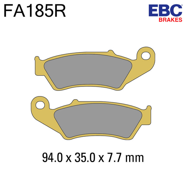EBC Sintered Front Brake Pads FA185R – Chains and Sprockets